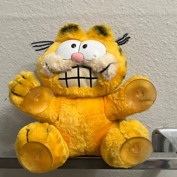 Toys | 198s Garfield Stuck On You Suction Cup Window Plushie | Poshmark